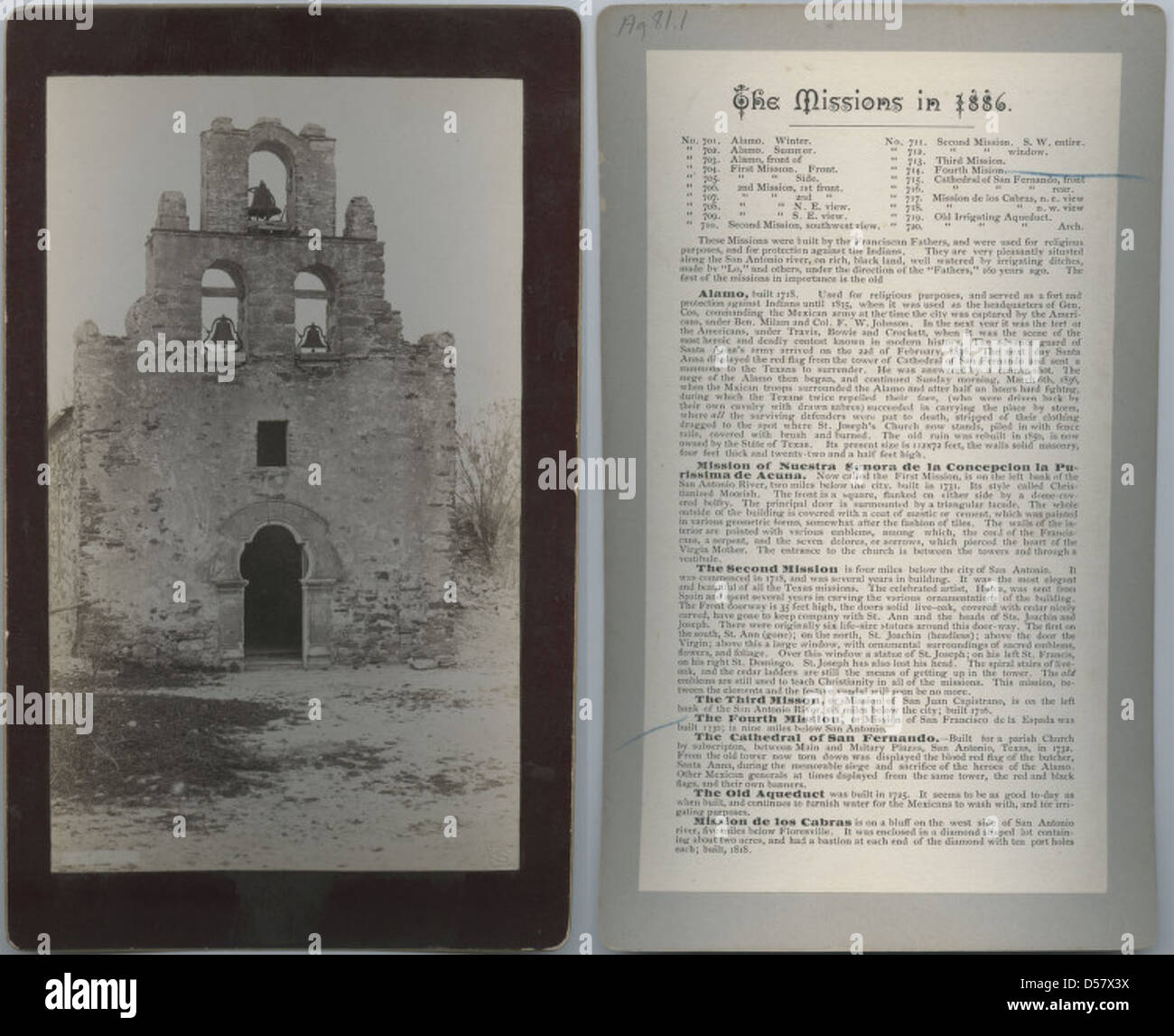 The Fourth Mission in Texas, part of the U.S. West, showcases historic ...