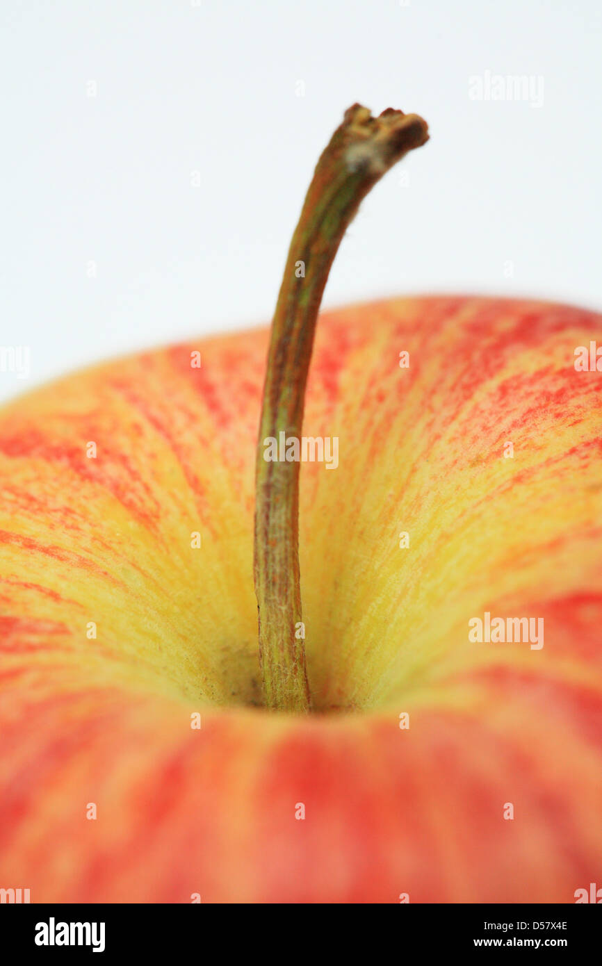 Red apple, Close-up Stock Photo - Alamy