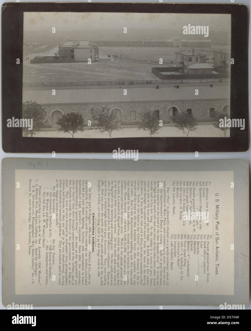 A photograph of a military barracks in Texas, showcasing the ...