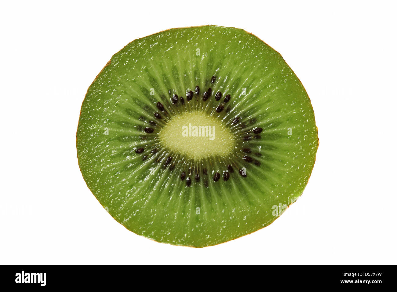 Cross section of kiwi-fruit Stock Photo - Alamy