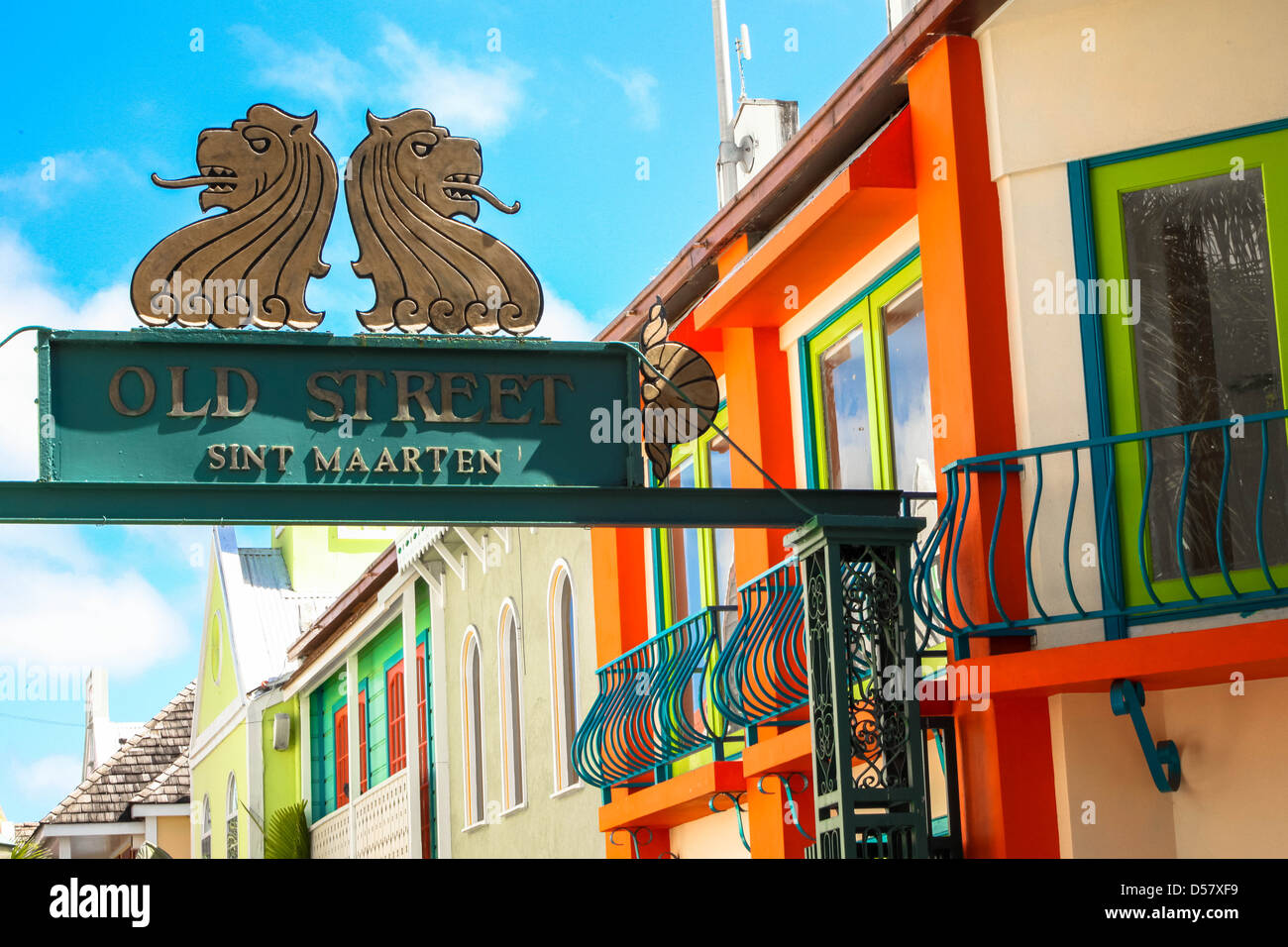 Front Street, Phillipsburg St. Maarten Stock Photo - Alamy