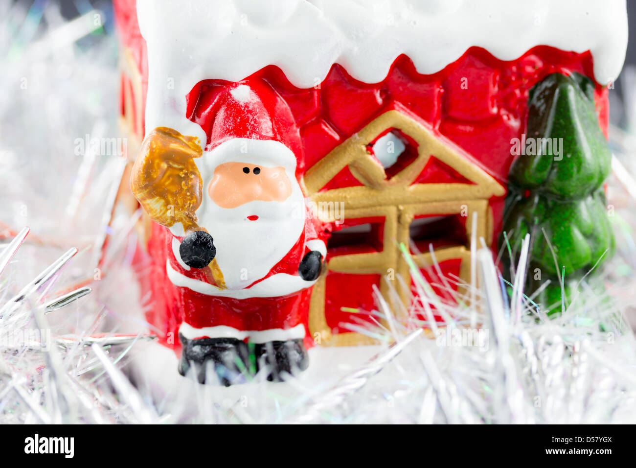Santa Claus in the snow Stock Photo - Alamy