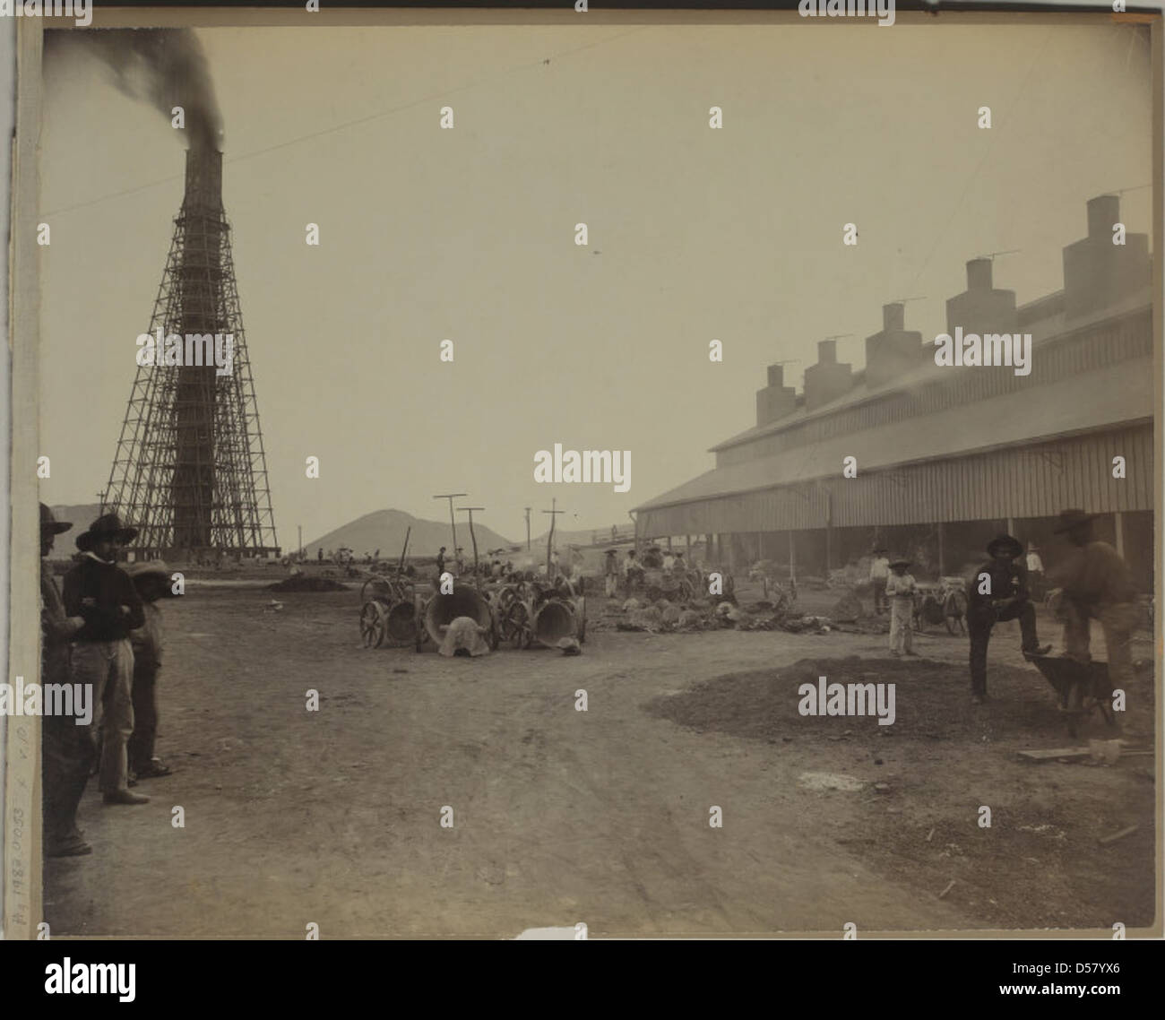 The image shows Smelter No. 2 at a mining operation, with its large ...