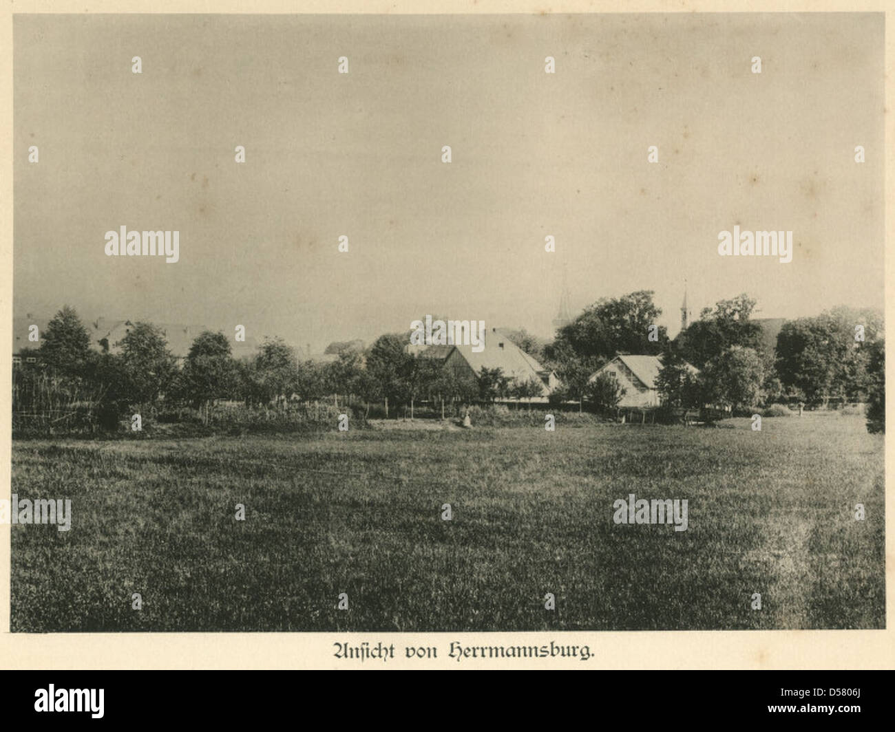A view of Herrmannsburg, Germany, showcasing the military maneuvers and ...