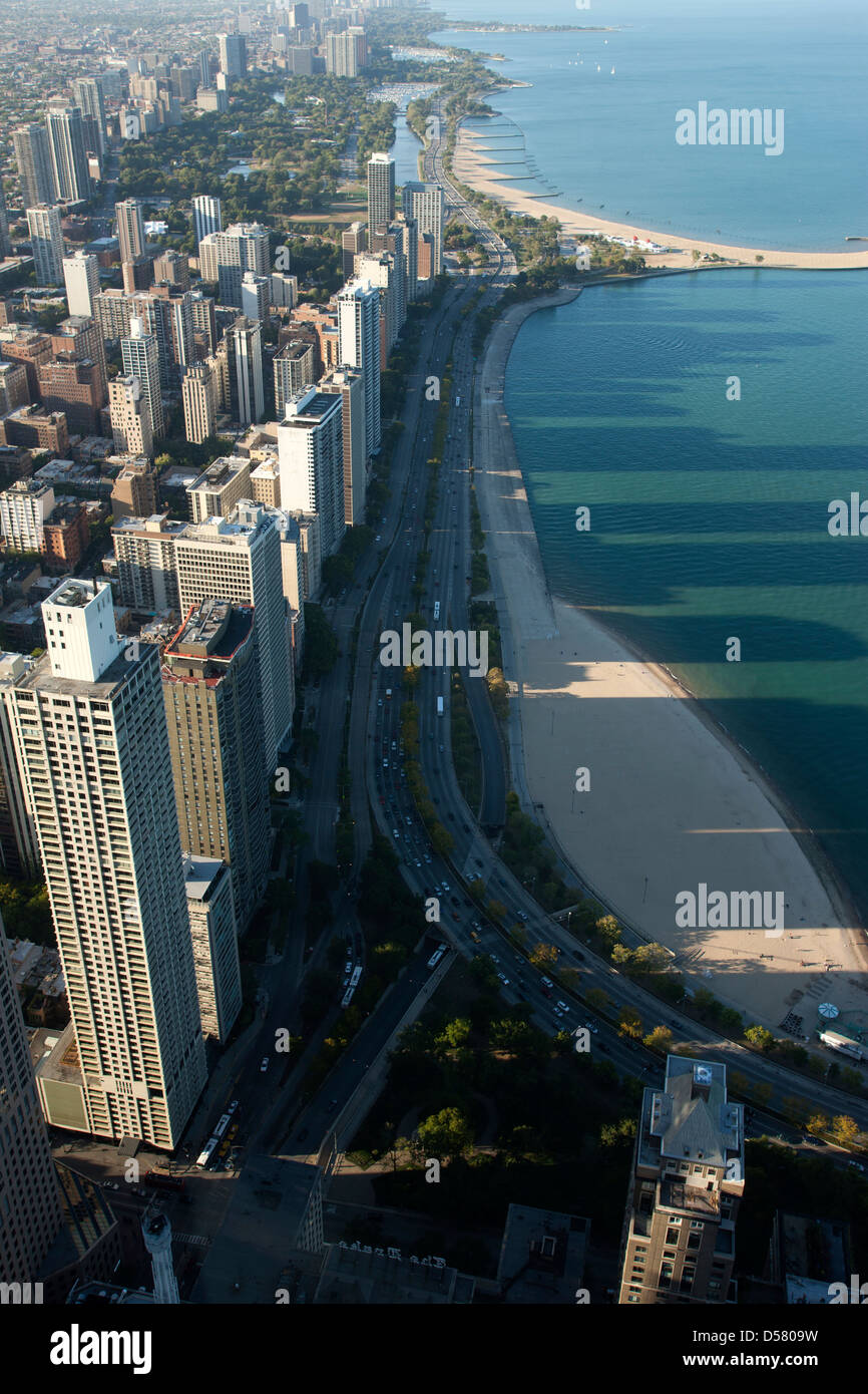 WATERFRONT BUILDINGS NORTH LAKE SHORE DRIVE DOWNTOWN CHICAGO ILLINOIS ...