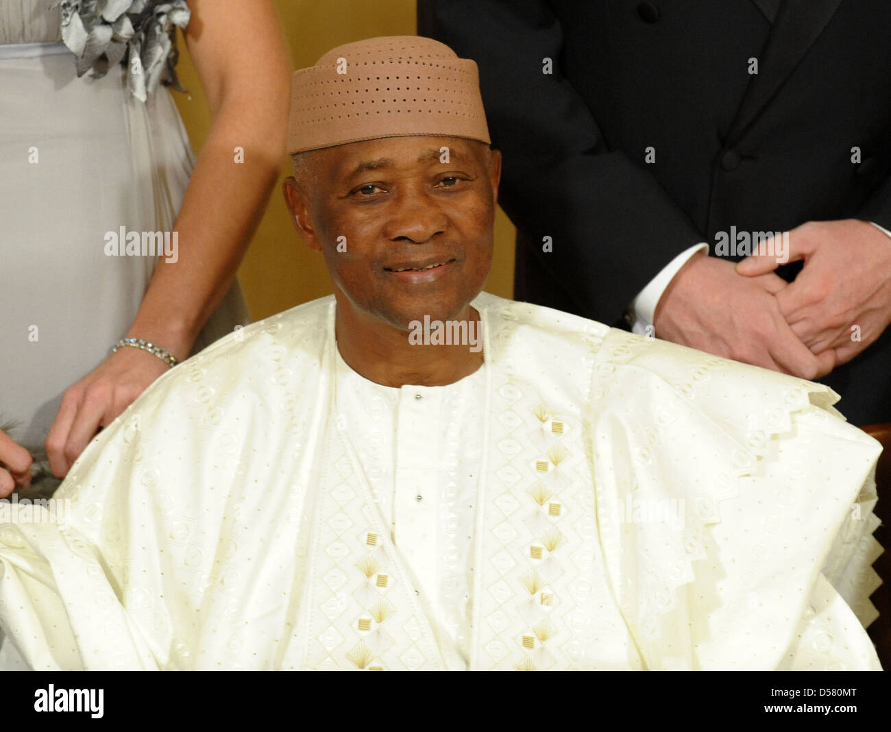 Princess Maxima of the Netherlands and President of Mali, Amadou ...