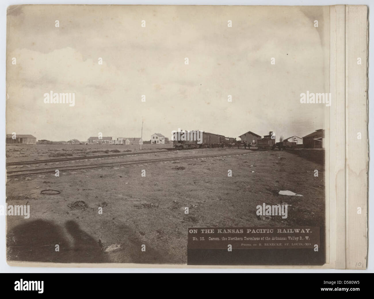 A photograph of Carson, the northern terminus of the Arkansas Valley ...