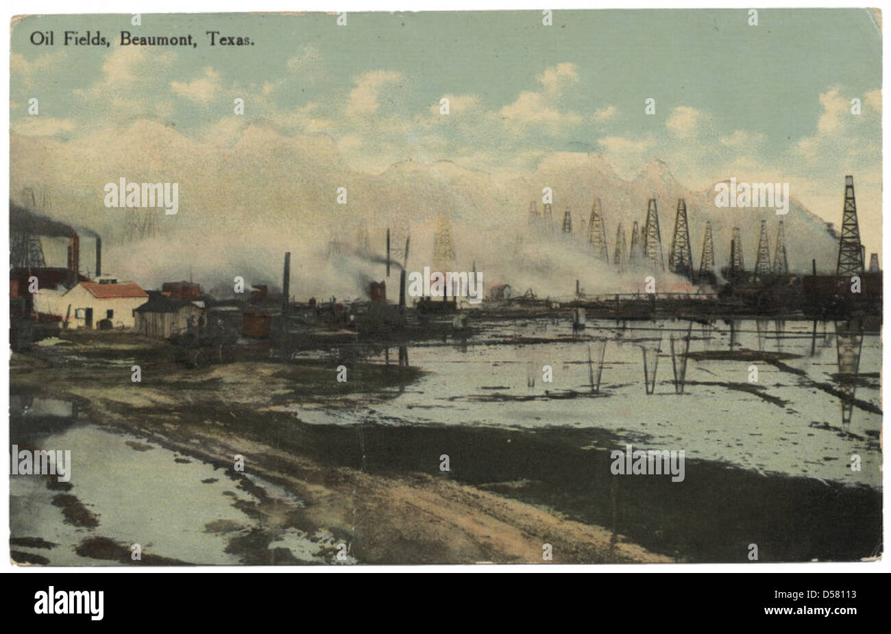 Texas oil derricks hi-res stock photography and images - Alamy