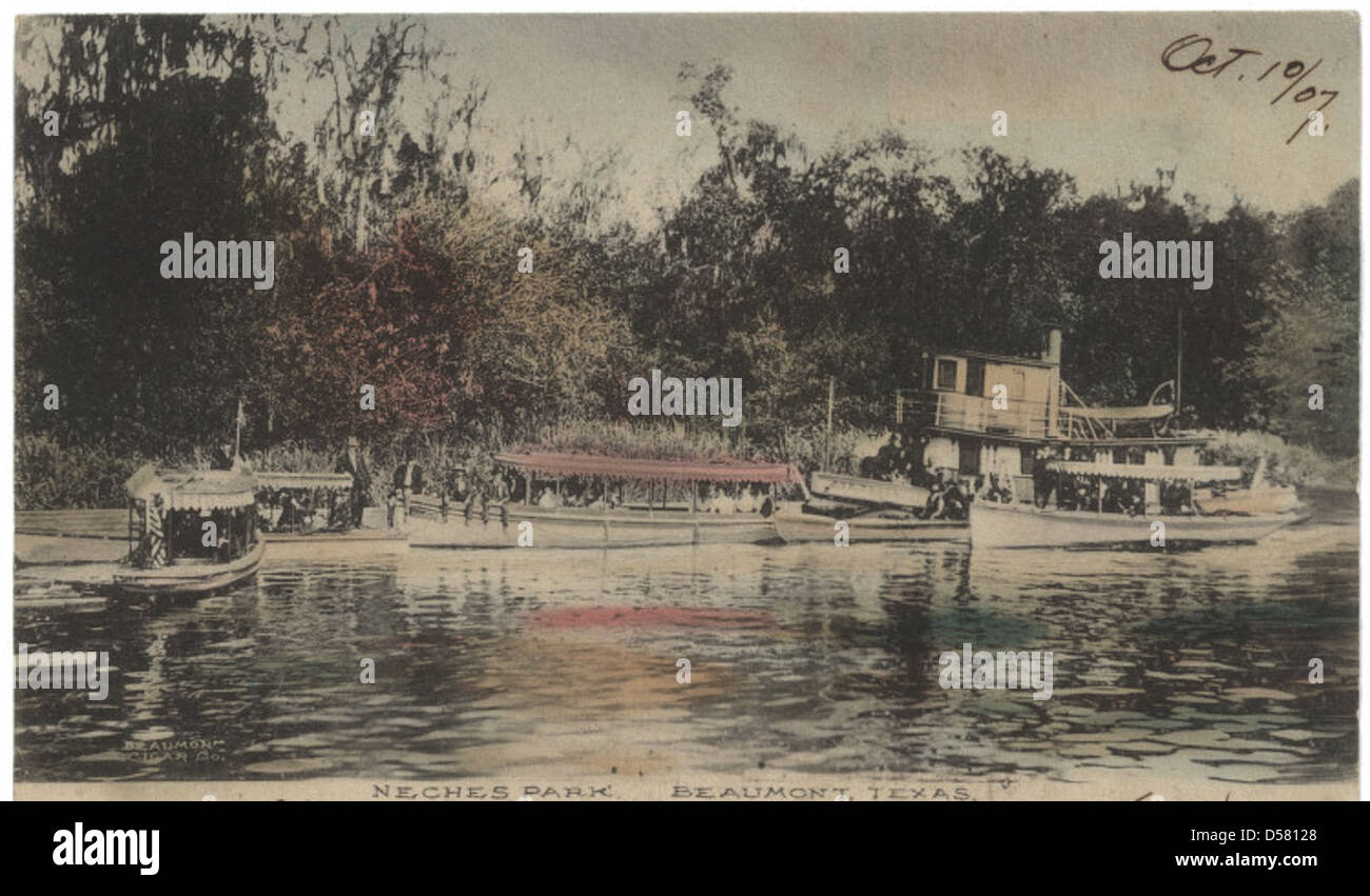Neches Park in Beaumont, Texas, is a scenic recreational area along the ...