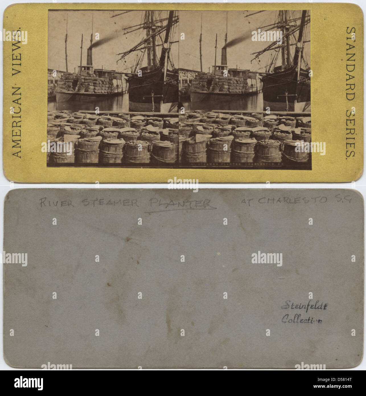 The Steamer Planter, a Confederate transport ship used during the Civil ...