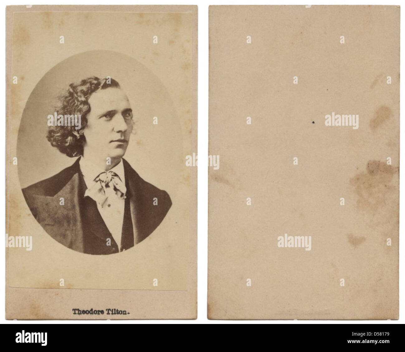 Theodore Tilton, a noted poet, abolitionist, and newspaper editor ...