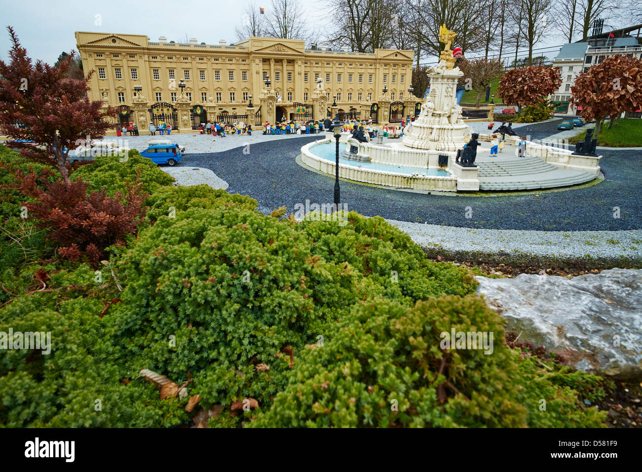 Lego model of Buckingham Palace Miniland Legoland Windsor UK Stock ...