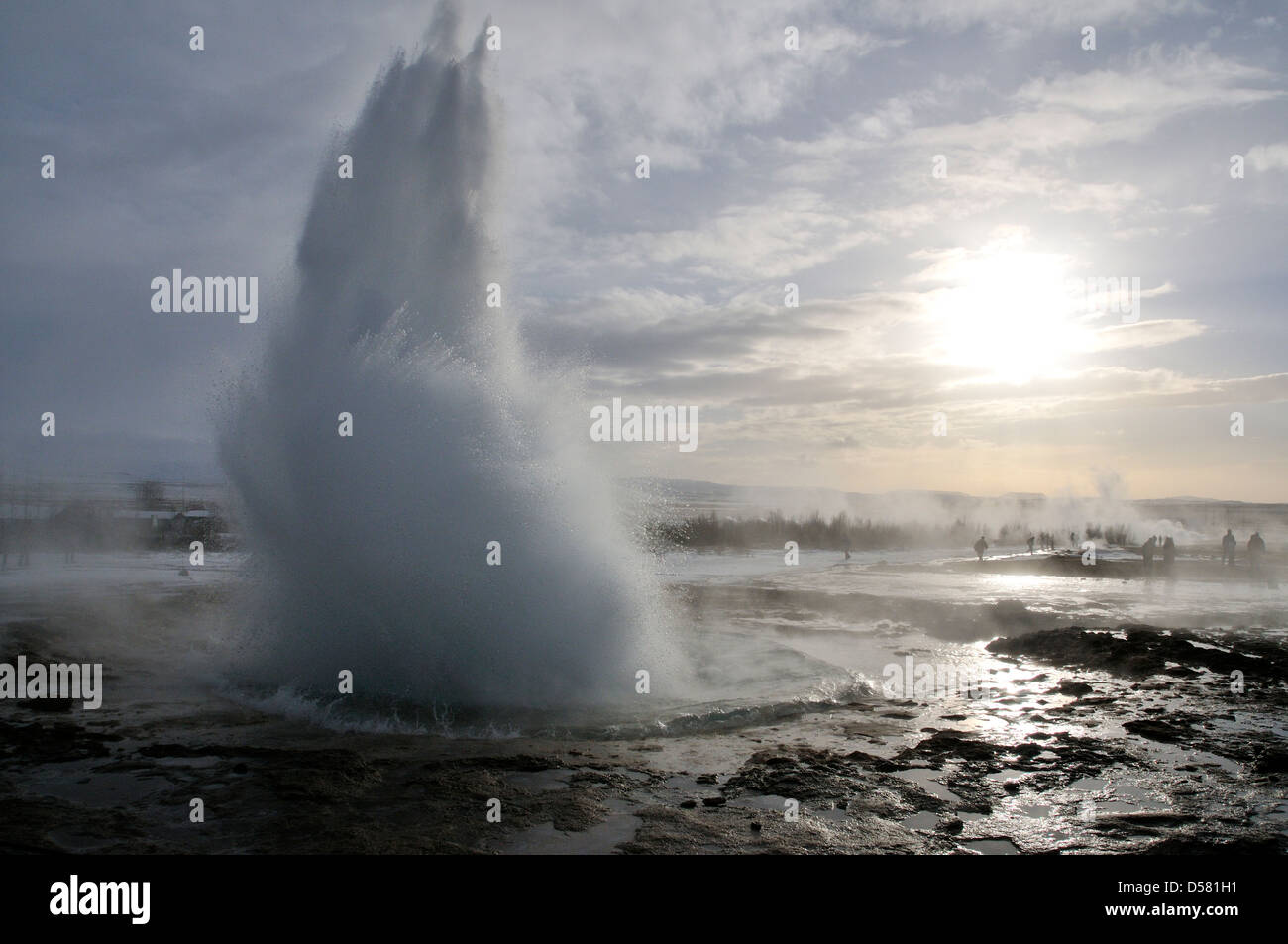 Strokkur geyser in Iceland Stock Photo - Alamy