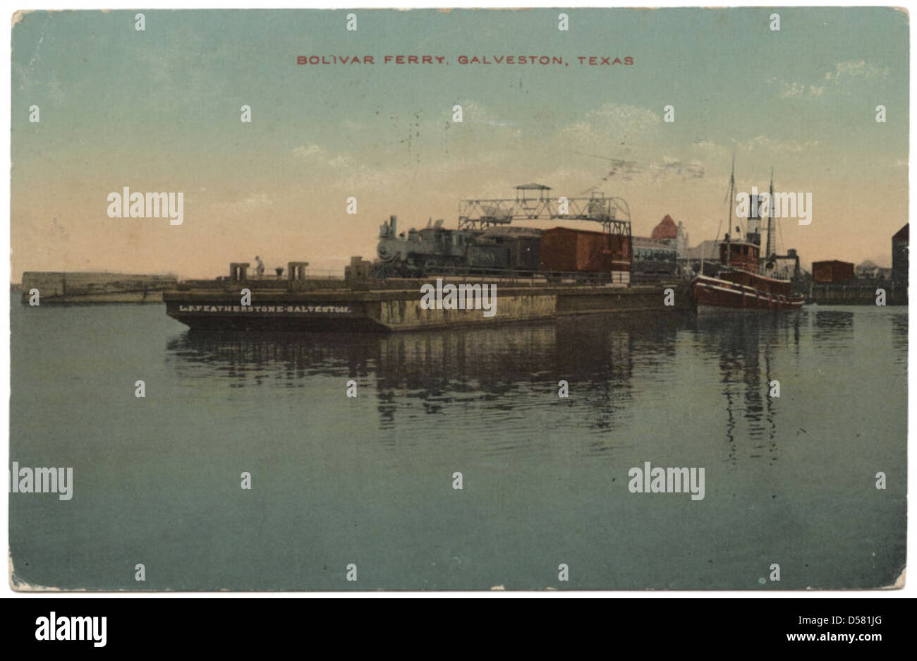 Galveston bolivar ferry hi-res stock photography and images - Alamy