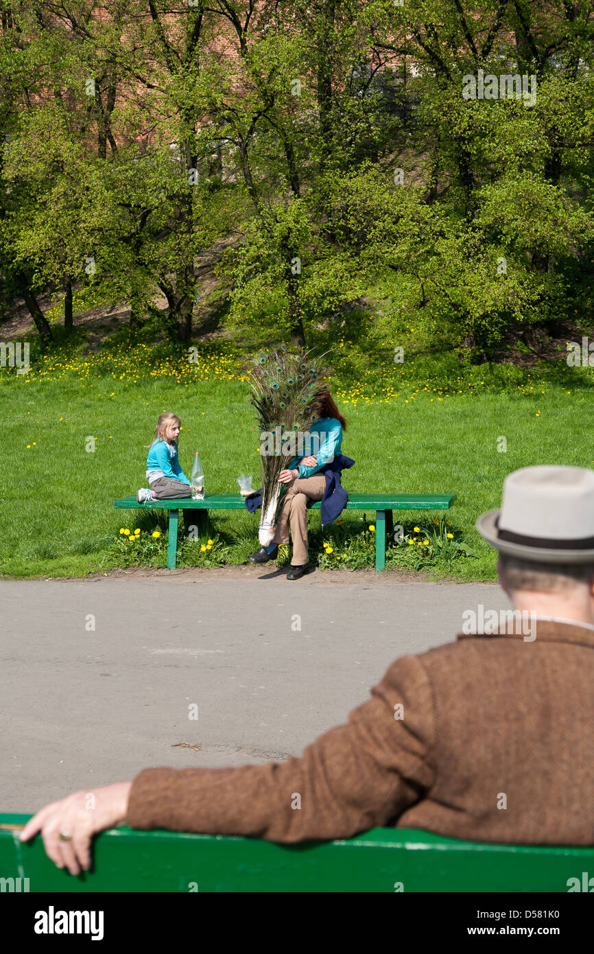 Krakow, Poland, on the Vistula Stroller on Wawelberg Stock Photo - Alamy