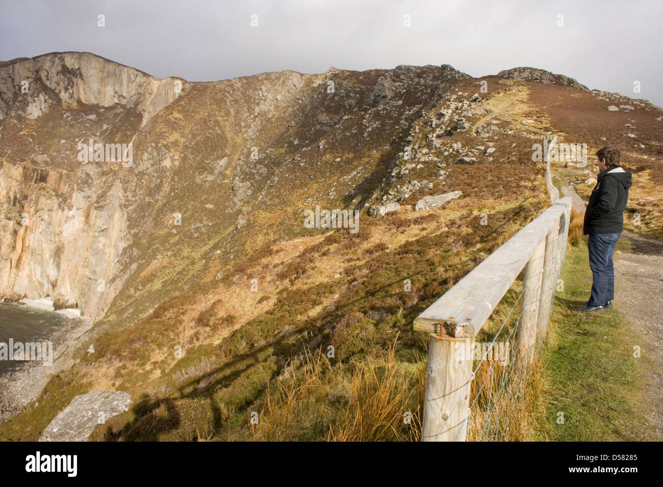 The Cliffs of Slieve League, Co. Donegal Stock Photo - Alamy