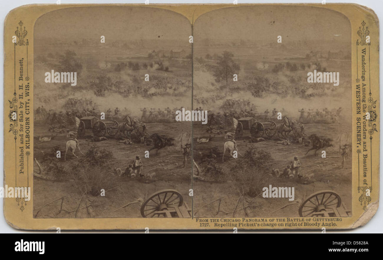 Pickett's charge gettysburg hi-res stock photography and images - Alamy