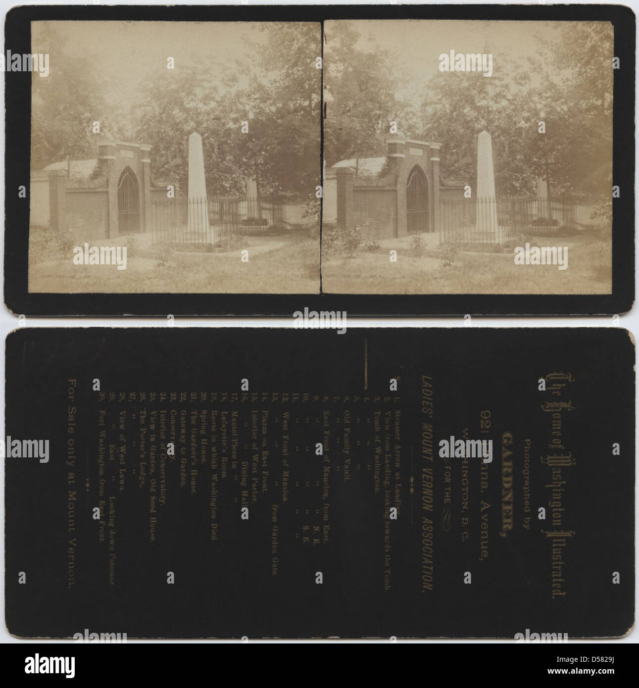 The Tomb of George Washington, located at Mount Vernon, serves as a ...