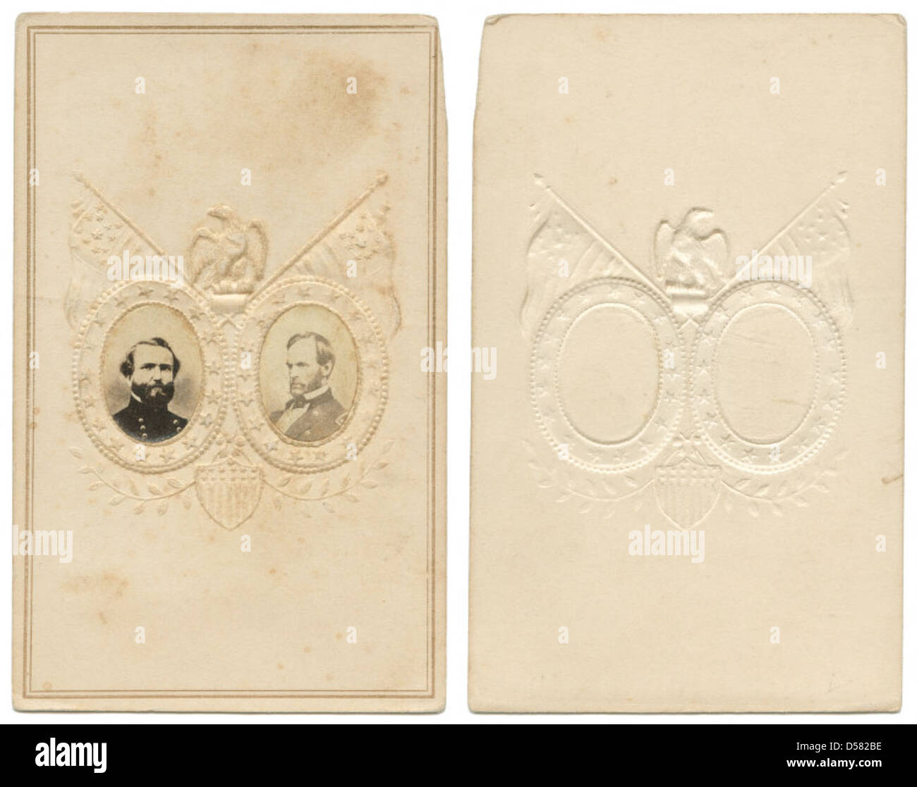 [General George Thomas (left) and General William T. Sherman (right ...