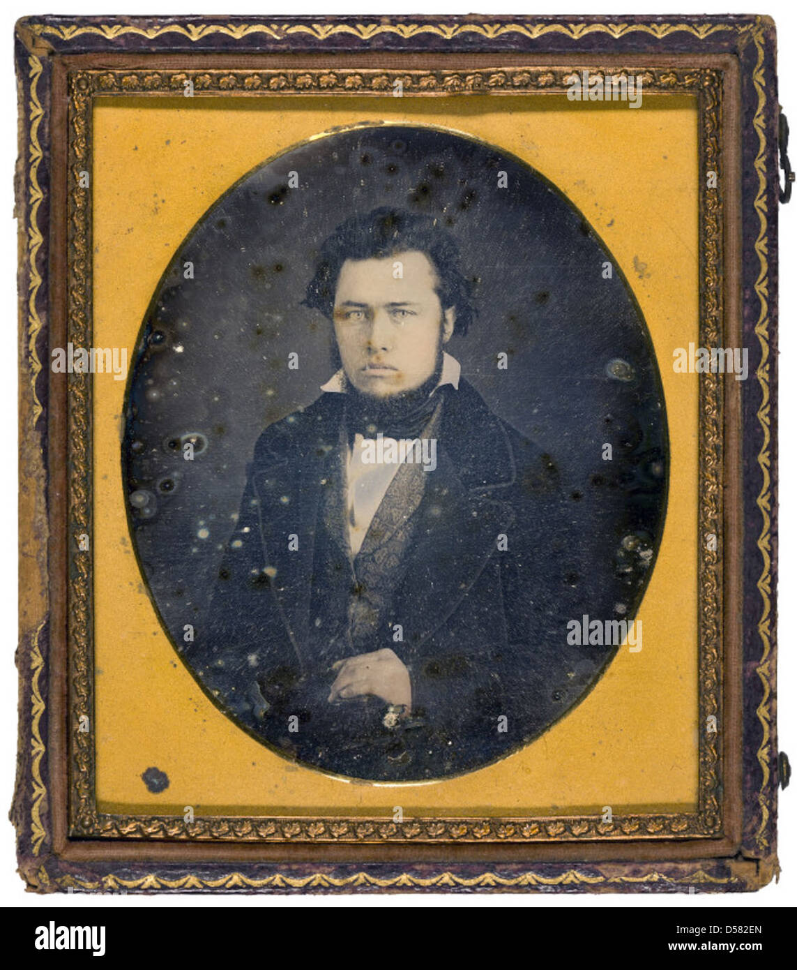 A historical photograph from Bonham, Texas, showing a scene typical of ...