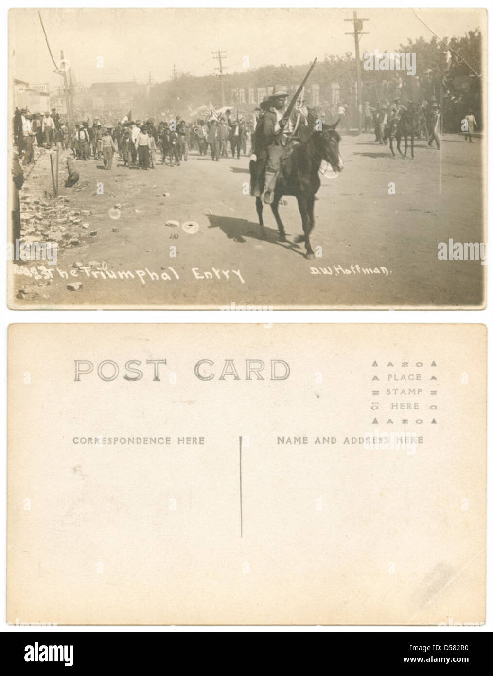 This historical representation depicts the Triumphal Entry, a ...