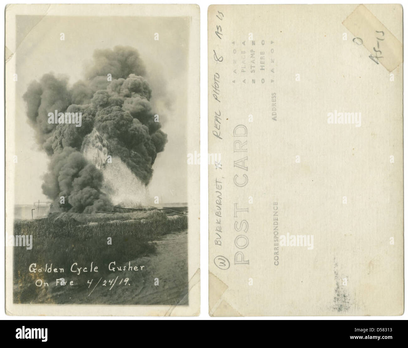 Oil well gusher hi-res stock photography and images - Alamy