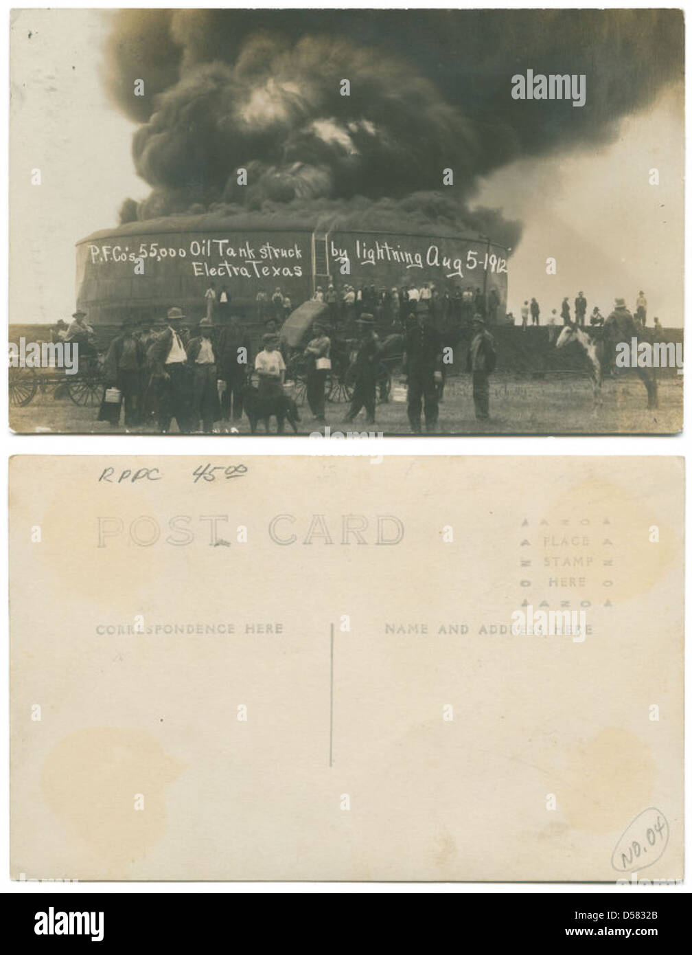 On August 5, 1912, a lightning strike caused a fire at the 55,000 ...