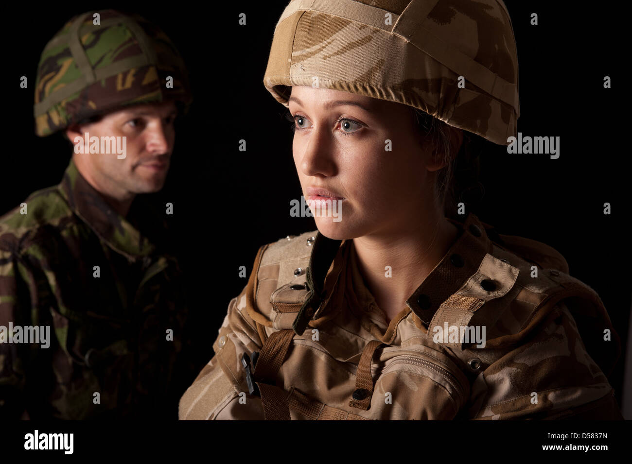 British army green work uniform hi-res stock photography and images - Alamy