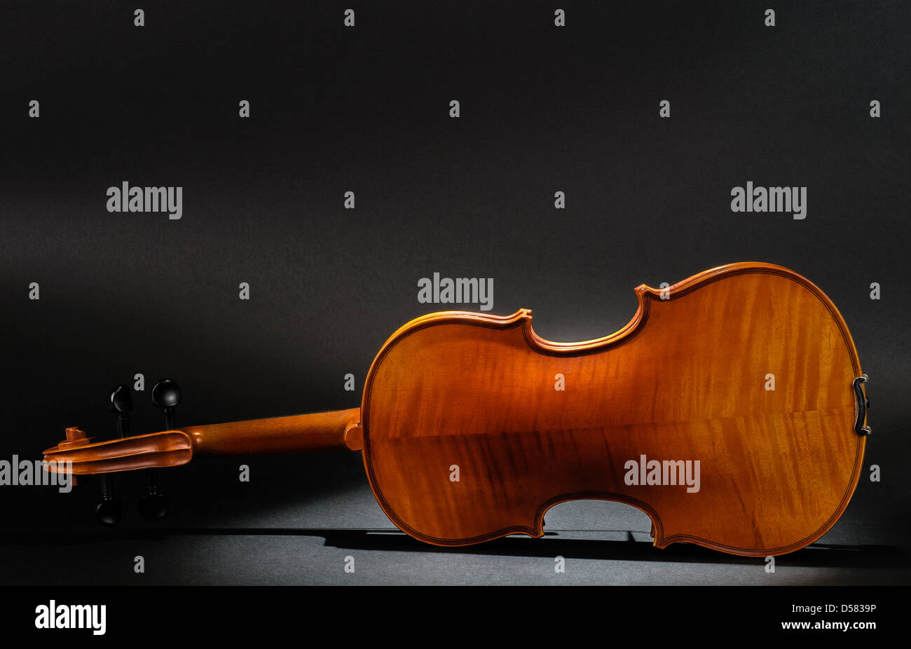 Violin rear view Stock Photo - Alamy