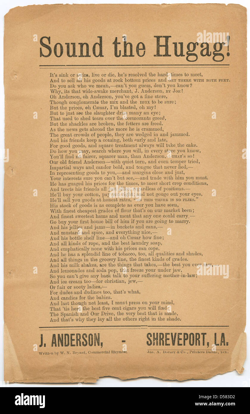 Merchant advertisement hi-res stock photography and images - Alamy