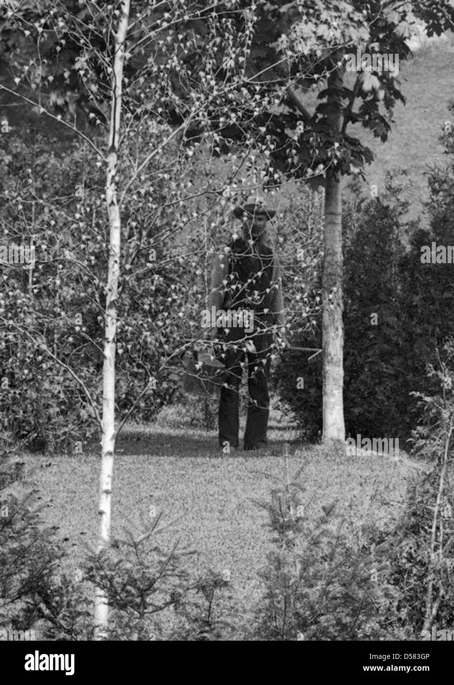 A photograph of George Hague's residence, 'Rotherwood', located on ...