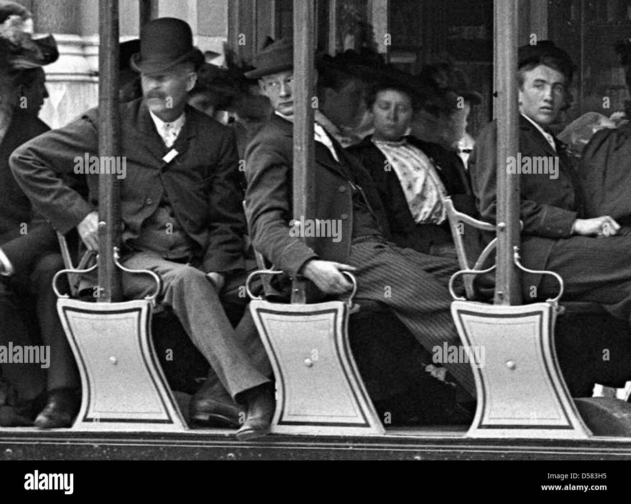 Patterns on the street Black and White Stock Photos & Images - Alamy