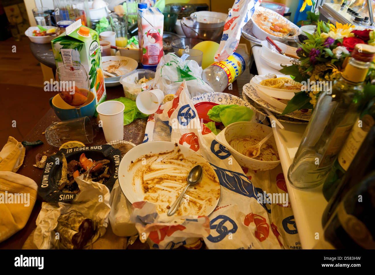 After Party Mess High Resolution Stock Photography and Images - Alamy
