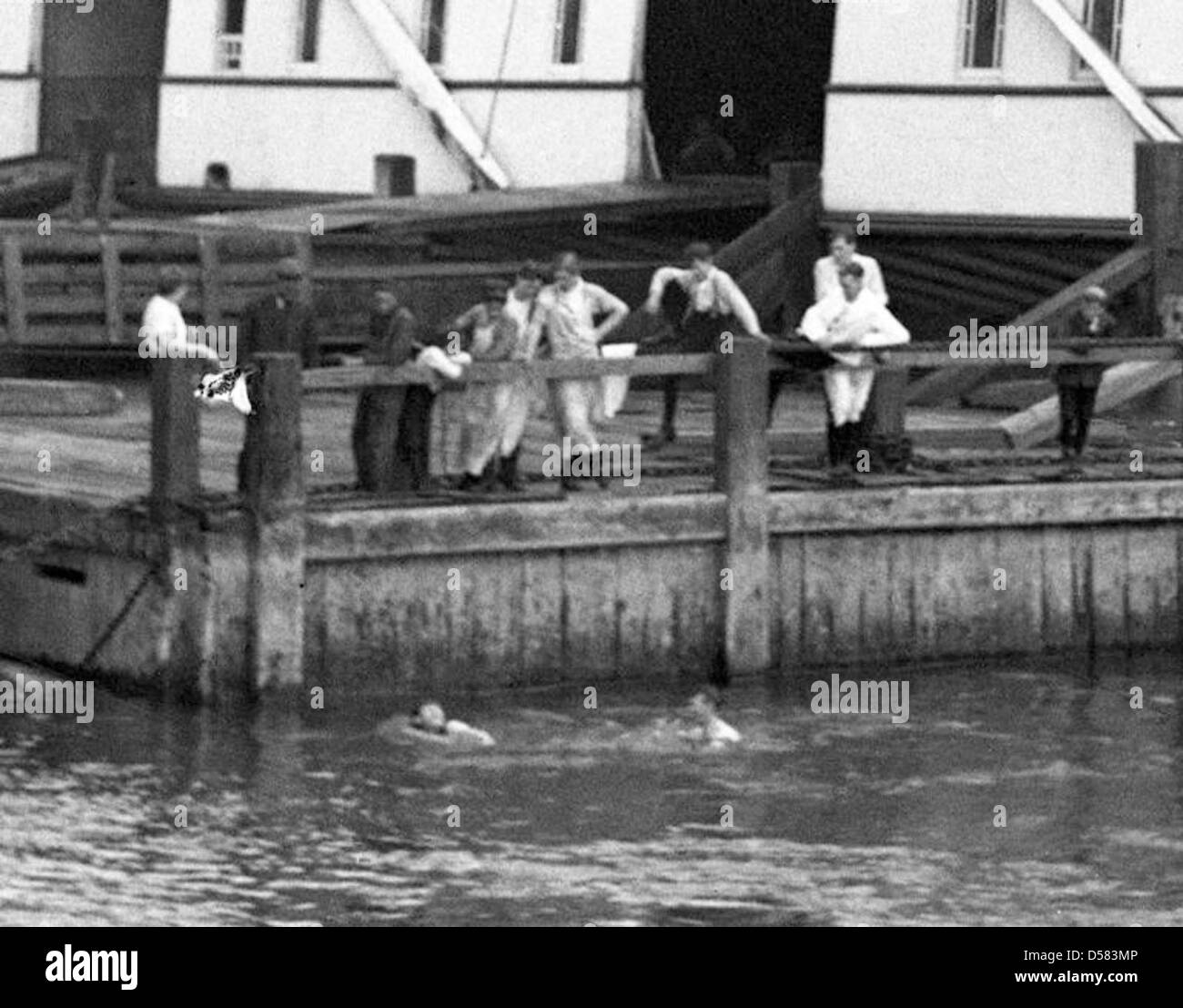 Old quebec dock Black and White Stock Photos & Images - Alamy