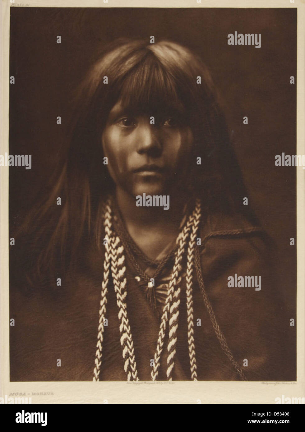 A 1903 portrait of a Mohave woman from Canada, captured by the McCord ...