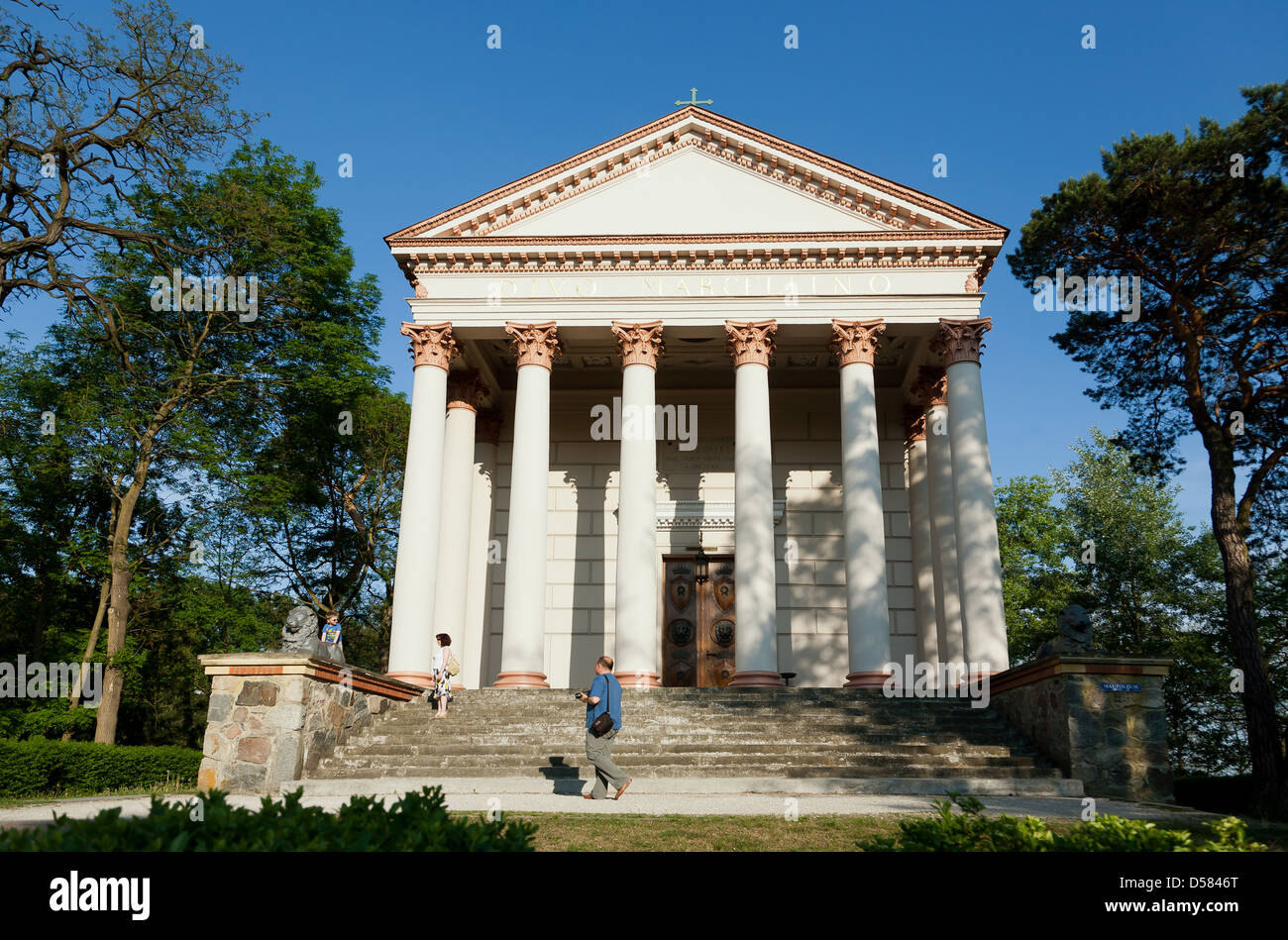 Rogalin, Poland, the chapel of Saint Marcel Stock Photo - Alamy