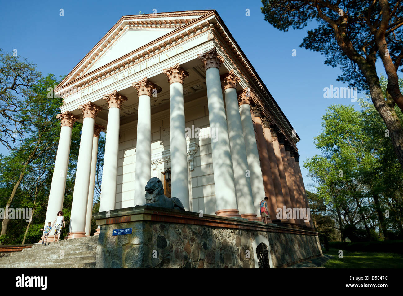 Rogalin, Poland, the chapel of Saint Marcel Stock Photo - Alamy