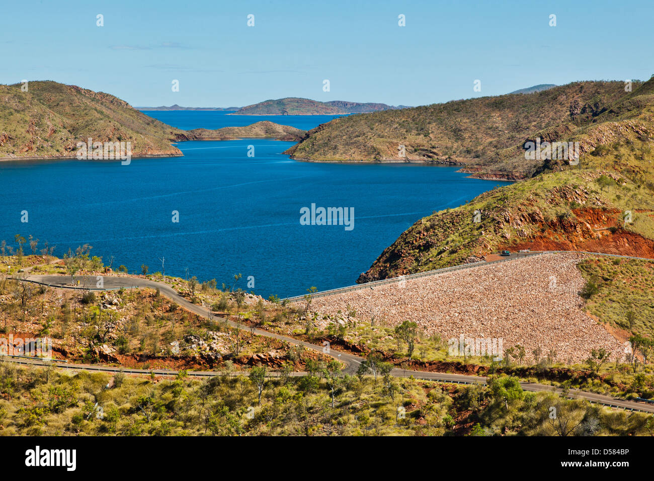 Australia, Western Australia, Lake Argyle and Ord River Dam Stock Photo ...