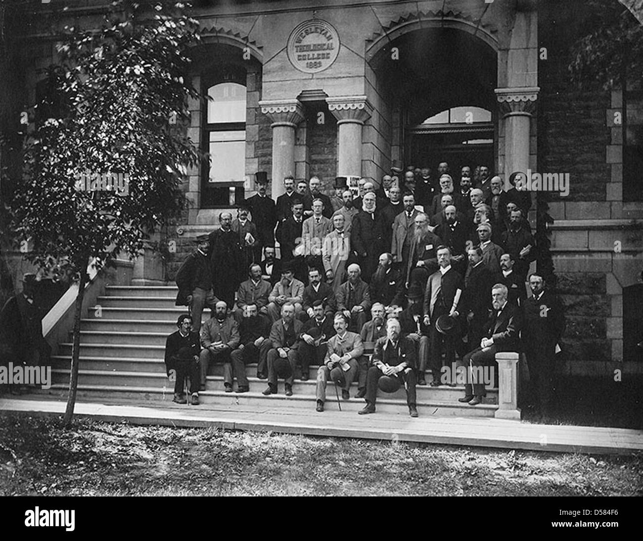 A group photo of Wesleyan Theological College staff and students in ...