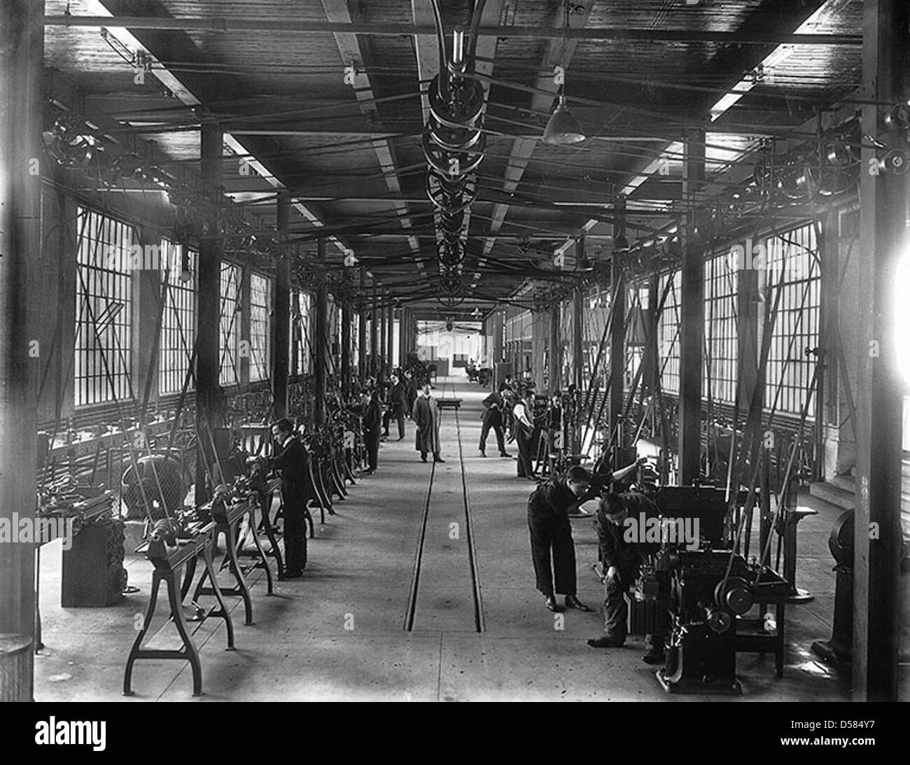 Interior Montreal Technical School, Montreal, QC, 1917 Stock Photo - Alamy