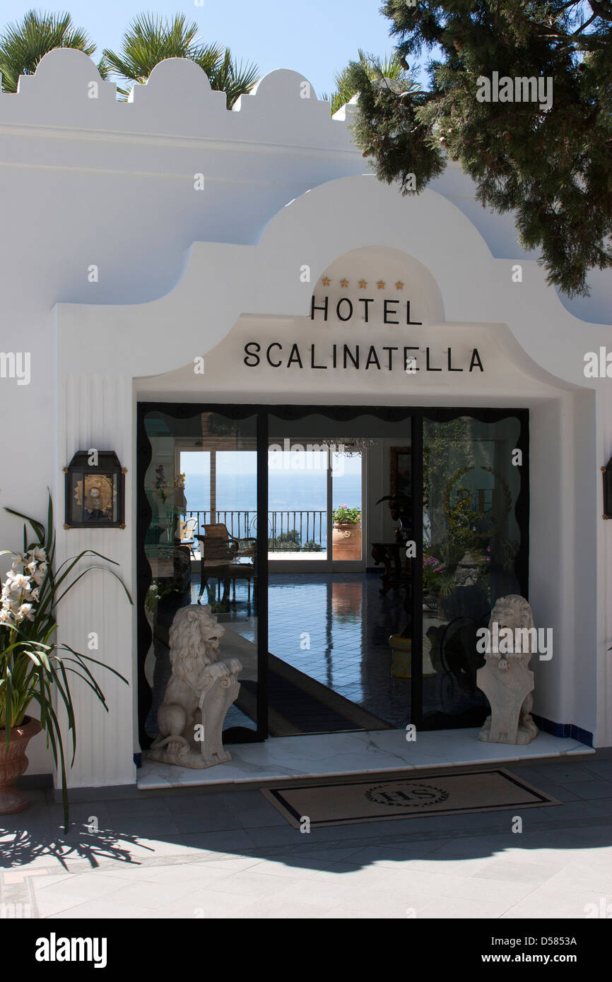 Hotel Scalinatella Capri Stock Photo - Alamy