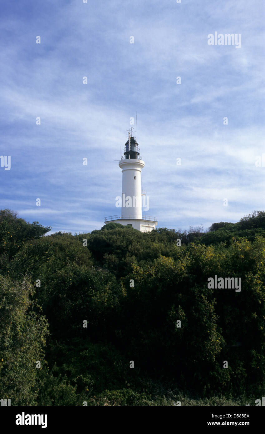 Australia, Victoria, Melbourne, Port Phillip Bay heads, the lighthouse ...