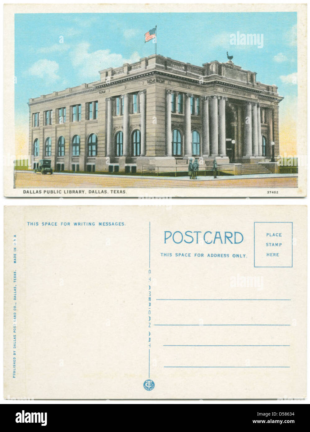 This photograph shows the Dallas Public Library, a central landmark in ...