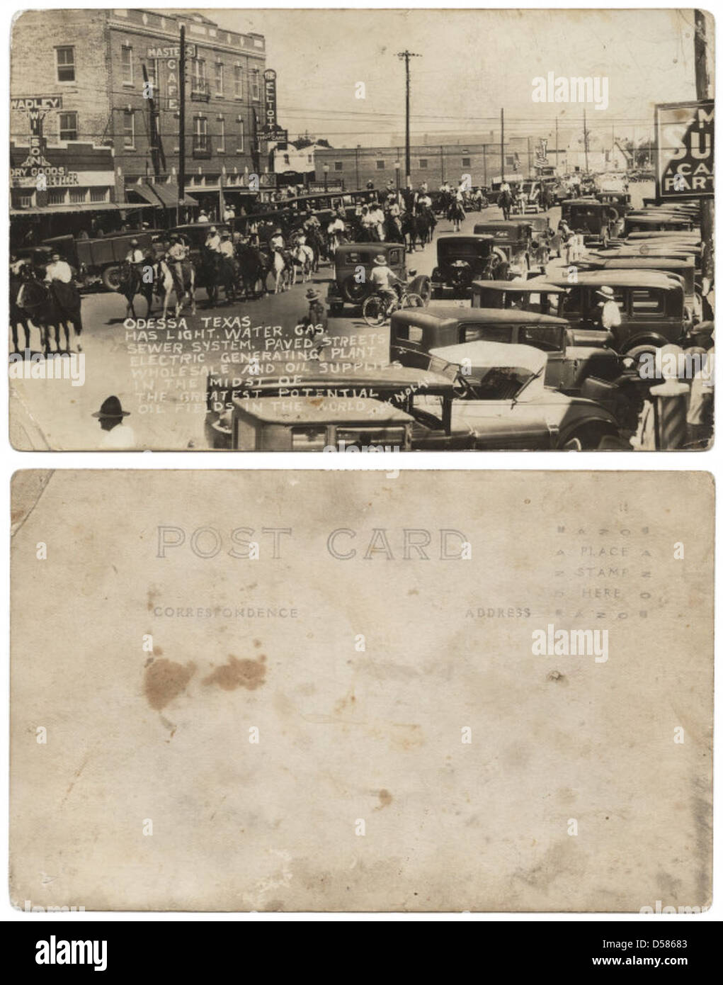 Vintage texas postcards hi-res stock photography and images - Alamy