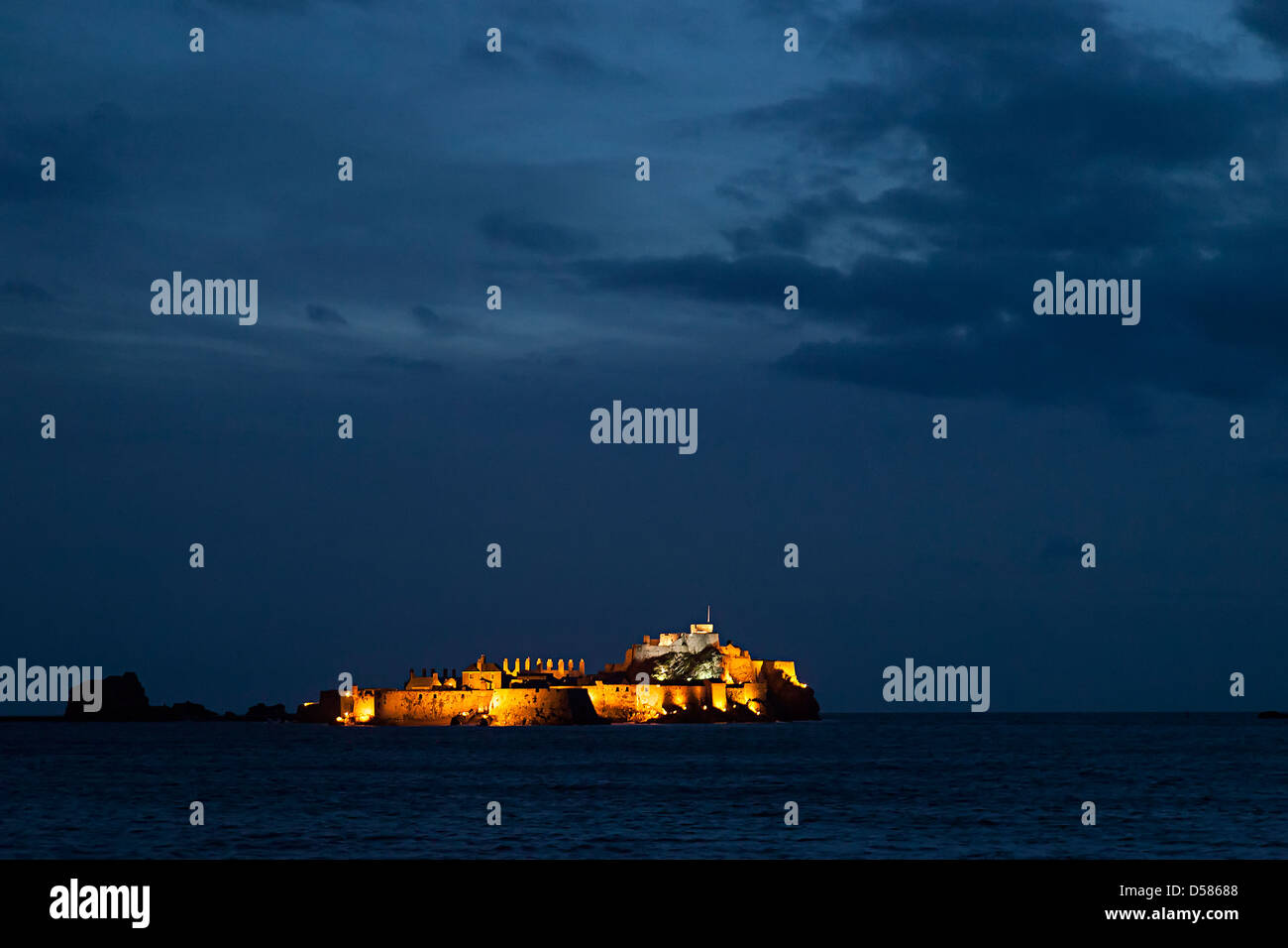 Jersey channel islands at night hi-res stock photography and images - Alamy