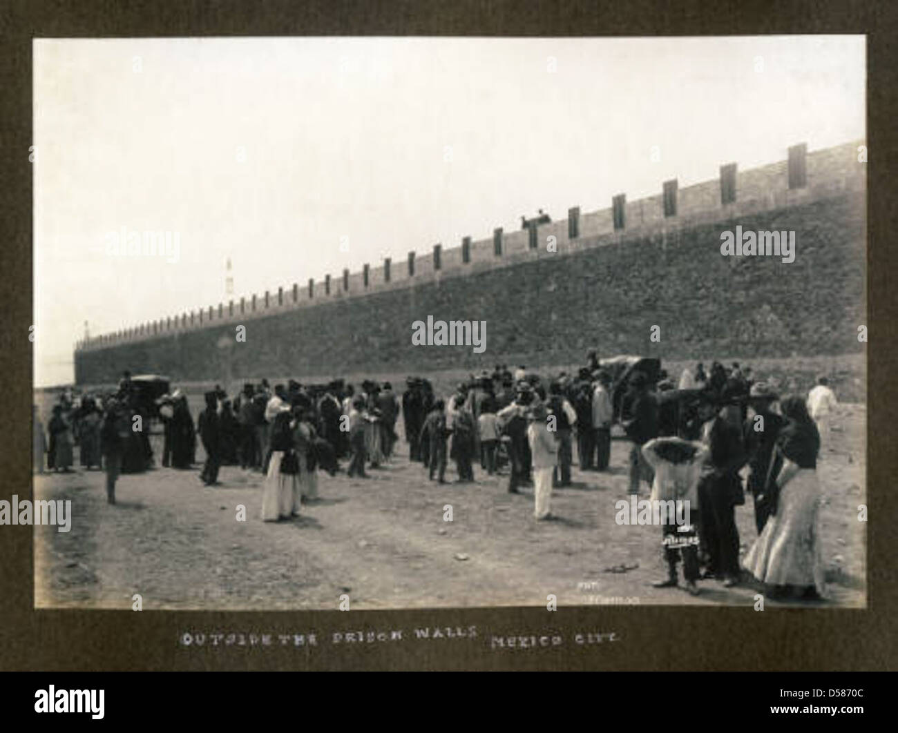 An image depicting life outside the prison walls in Mexico City ...