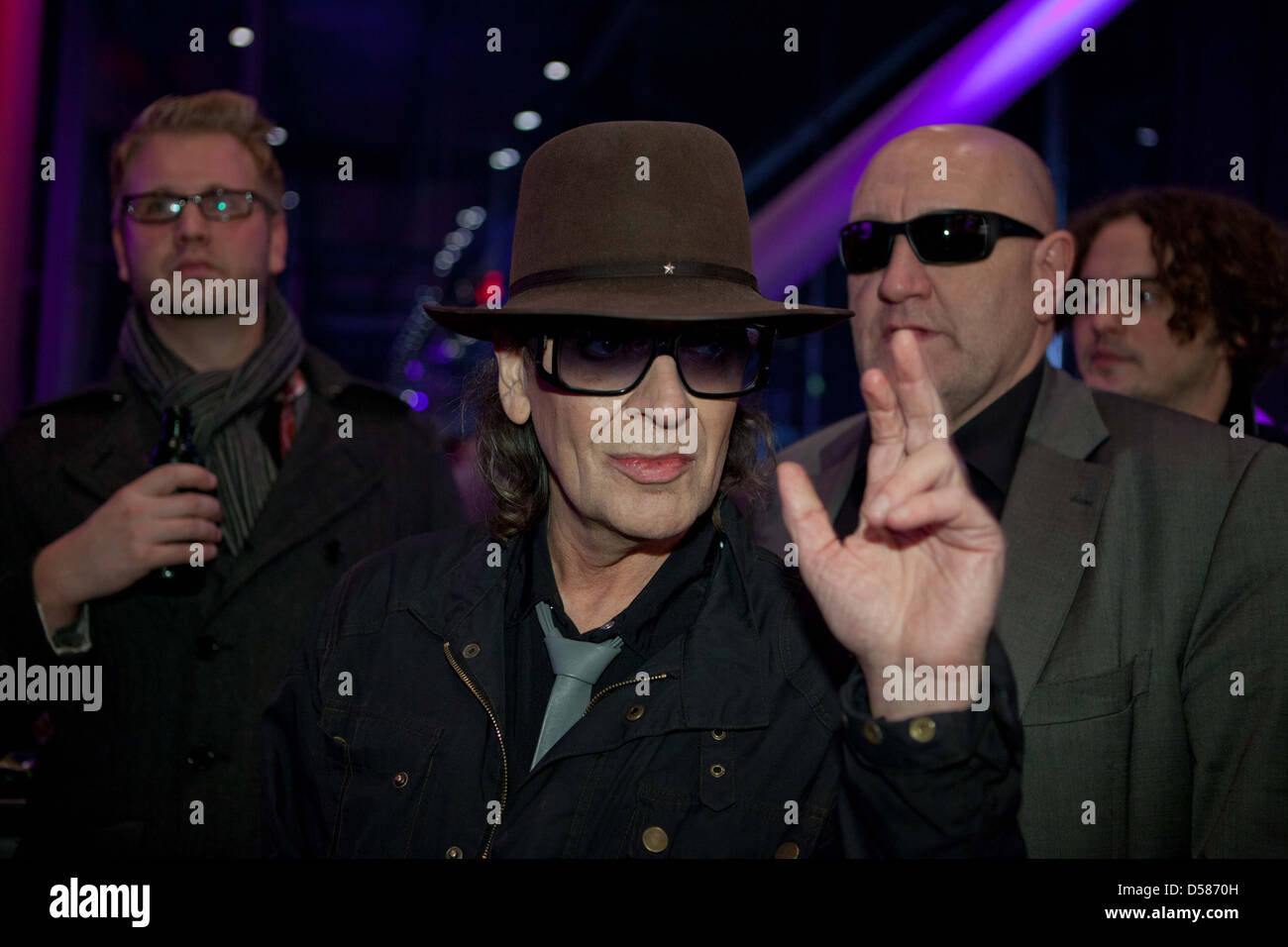 Udo Lindenberg at 1Live Krone Awards at Jahrhunderthalle - aftershow ...