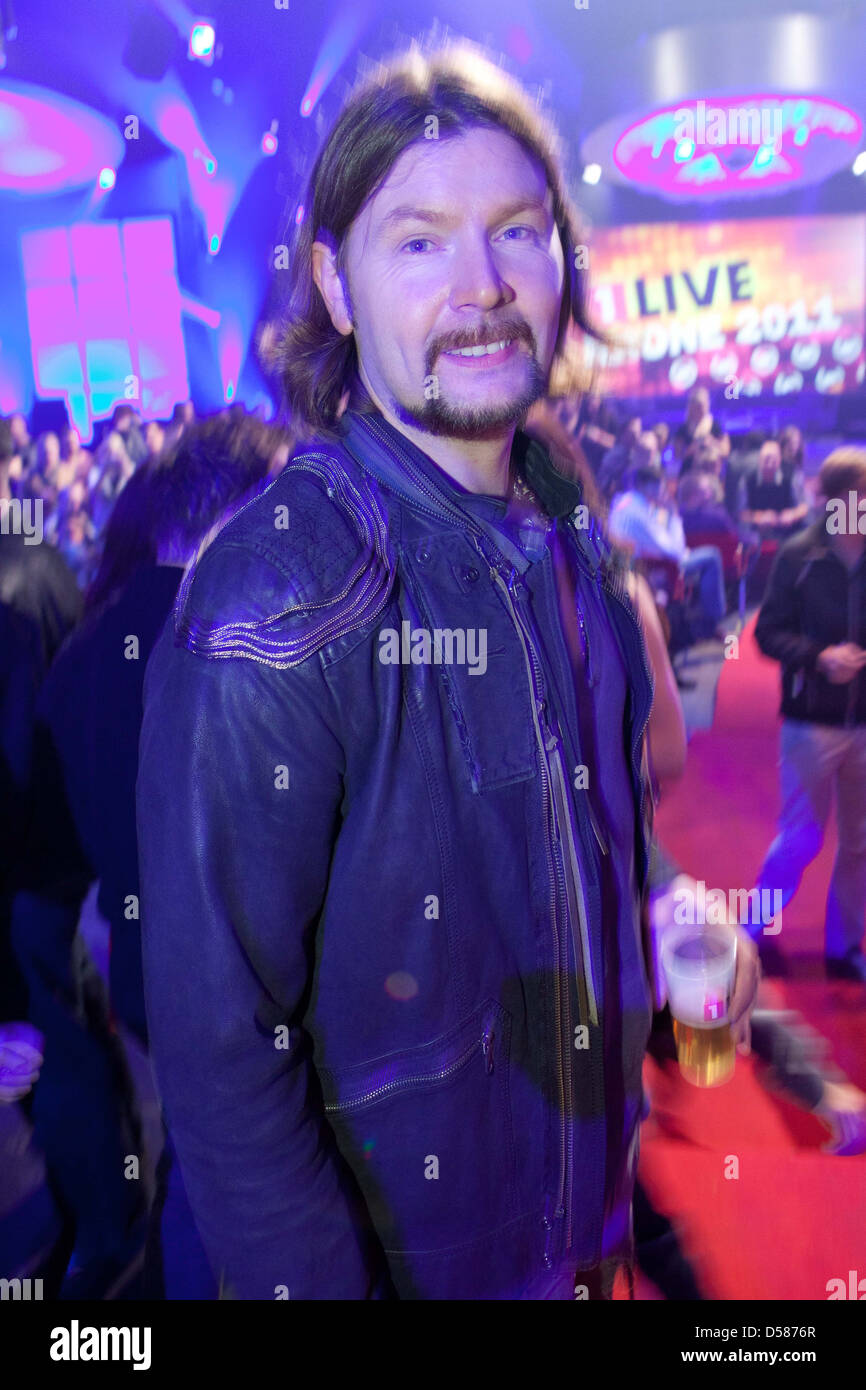 Rea Garvey at 1Live Krone Awards at Jahrhunderthalle - aftershow party ...