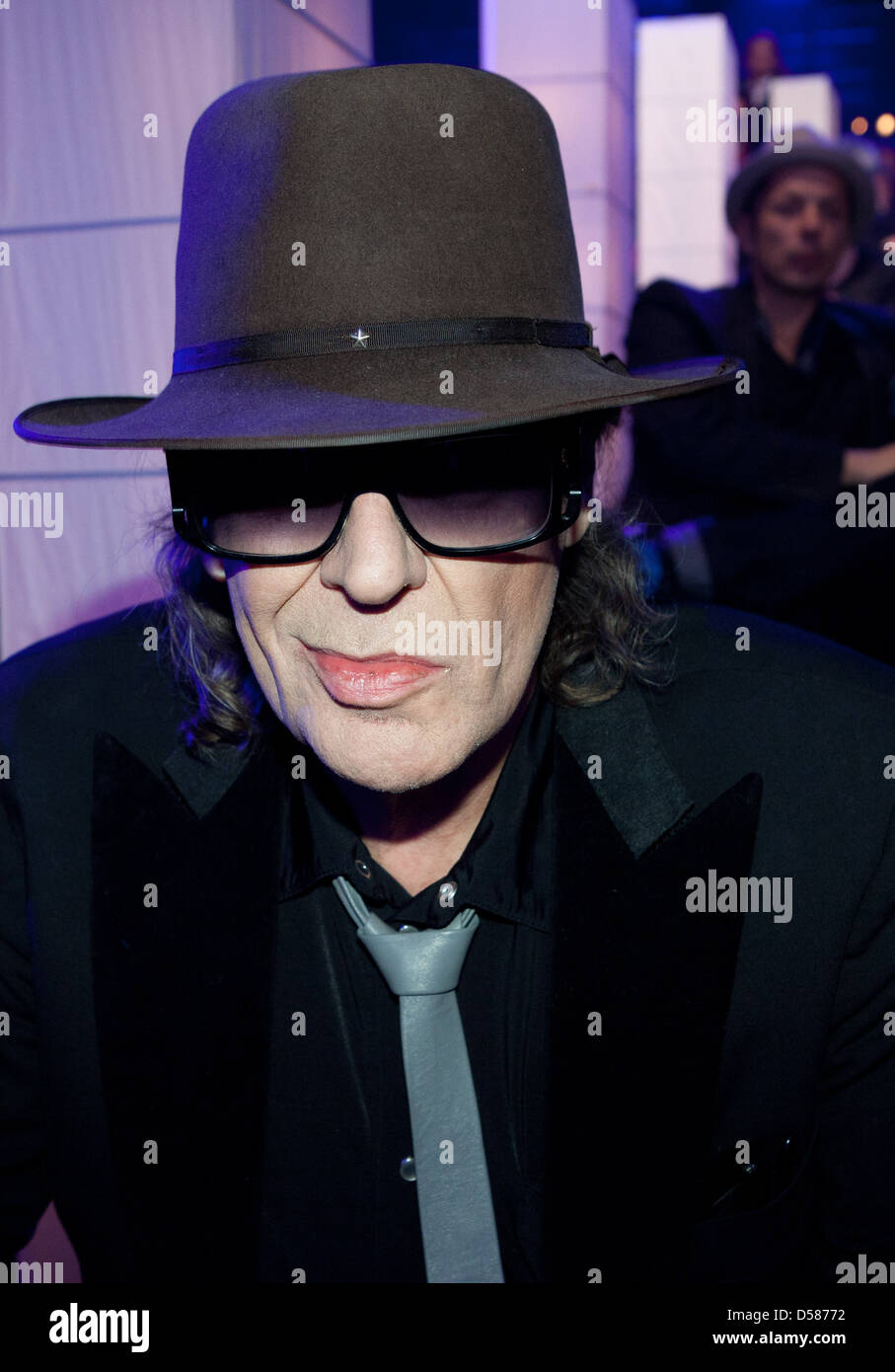 Udo Lindenberg at 1Live Krone Awards at Jahrhunderthalle - aftershow ...