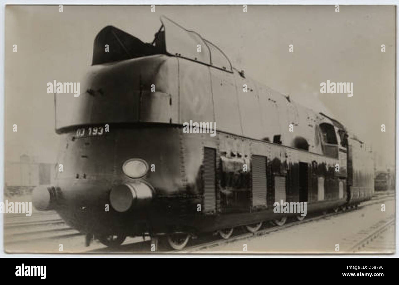 A photograph of the German State Railway's Locomotive No. 03 193, built ...